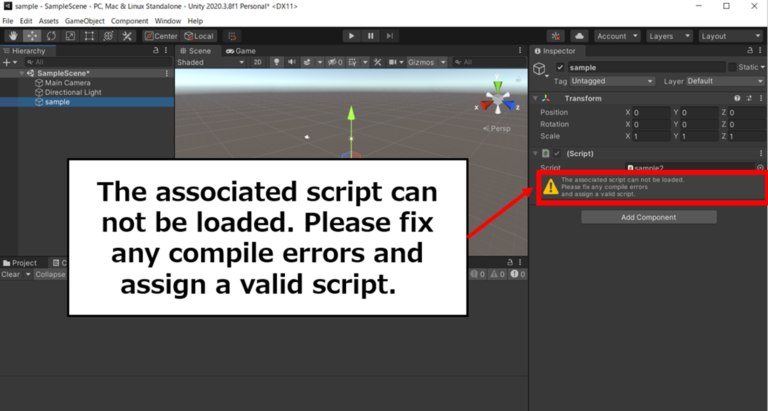 【Unity】スクリプトがアタッチできない、動かないときのエラー対処法 - FTech
